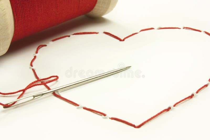 Stitched heart stock photo. Image of bond, relationship - 36396536