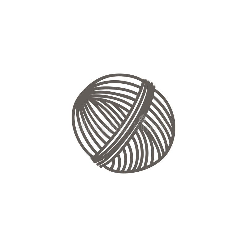 Stitching Logo Design Template Stock Illustration - Illustration of ...