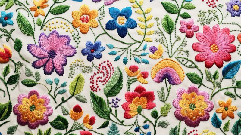 Stitching Embroidered Texture Stock Illustration - Illustration of ...