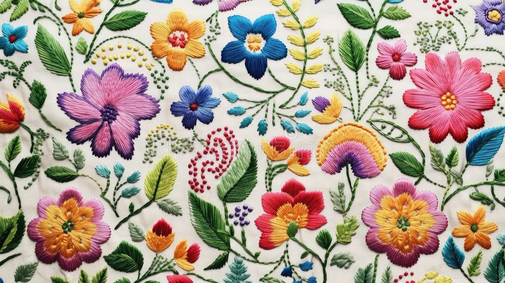 Stitching Embroidered Texture Stock Illustration - Illustration of ...