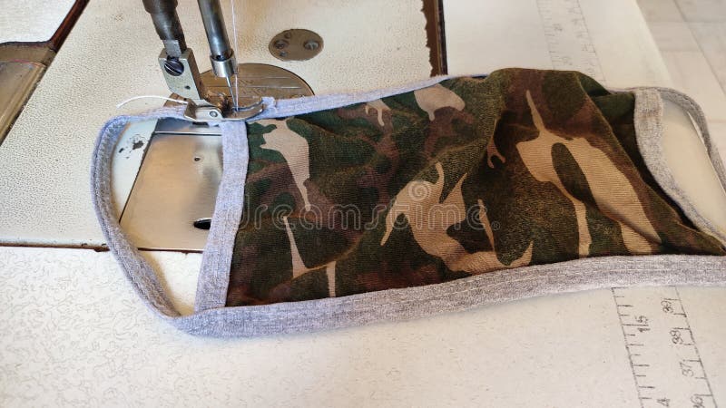 Stitching face mask stock photo. Image of safety, health - 183740380