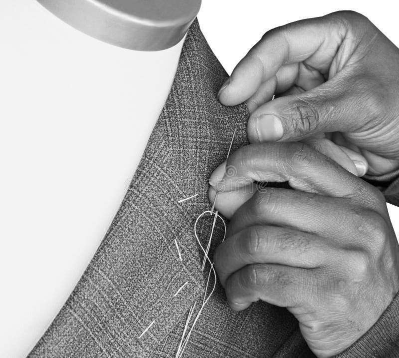 Stitching stock image. Image of hand, details, black - 27373719