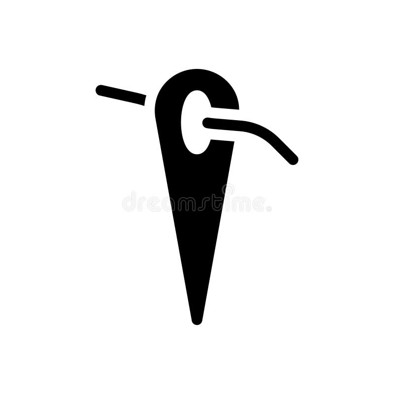 Stitching Icon Vector Isolated on White Background, Stitching Sign ...