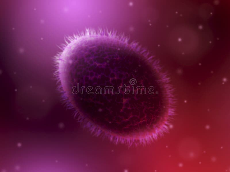 Microscopic View of Smallpox. Stock Illustration - Illustration of ...