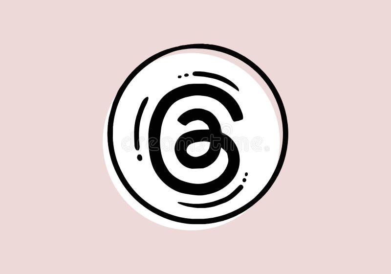 Threads Logo, Threads Icon Follow Us Speech Bubble. Message Bubbles ...
