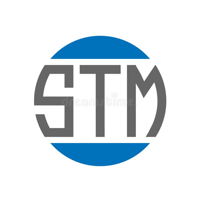 STM Letter Logo Design on White Background. STM Creative Initials ...
