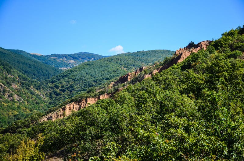 Stob Pyramids View stock photo. Image of dirt, hike, cliff - 79264980
