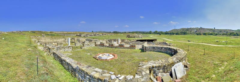 Stobi Archaeological Site in Macedonia Stock Photo - Image of city ...