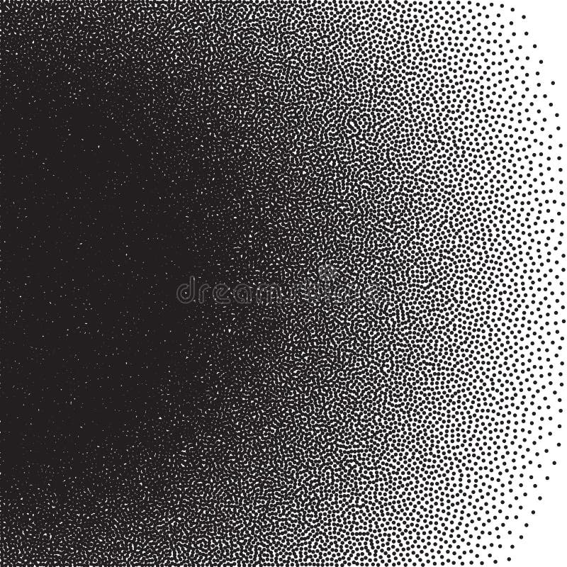 Stochastic Raster Halftone Gradient Print Stock Vector - Illustration ...