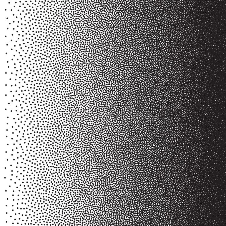 Stochastic Raster Halftone Gradient Print Stock Vector - Illustration ...
