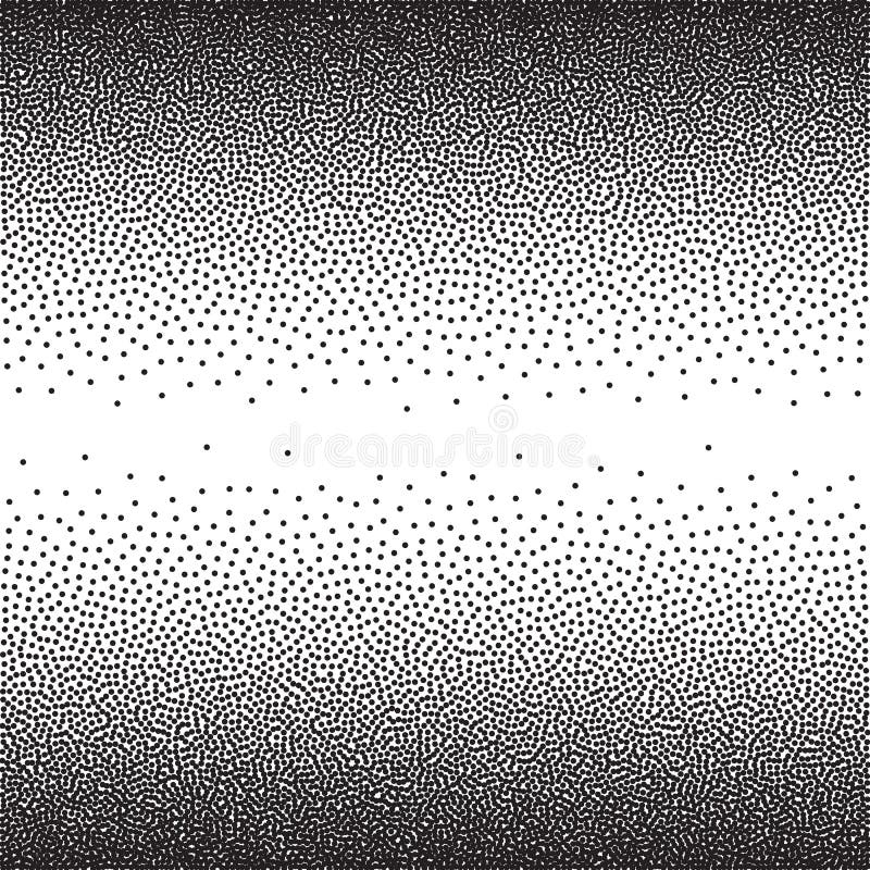 Stochastic Raster Halftone Gradient Print Stock Vector - Illustration ...