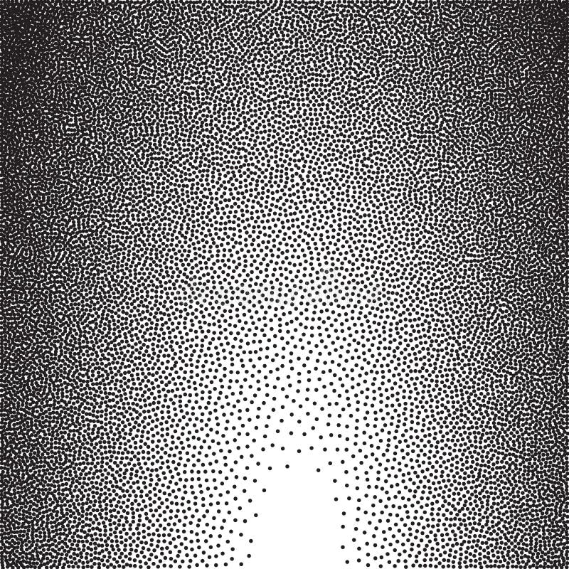 Stochastic Raster Halftone Gradient Print Stock Vector - Illustration ...