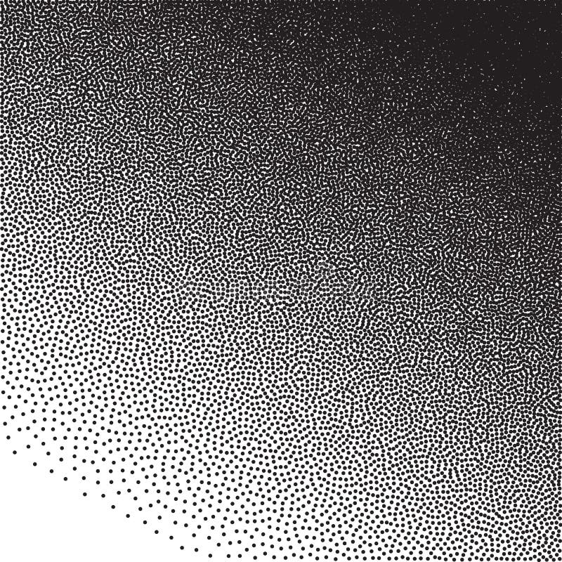 Stochastic Raster Halftone Gradient Print Stock Vector - Illustration ...