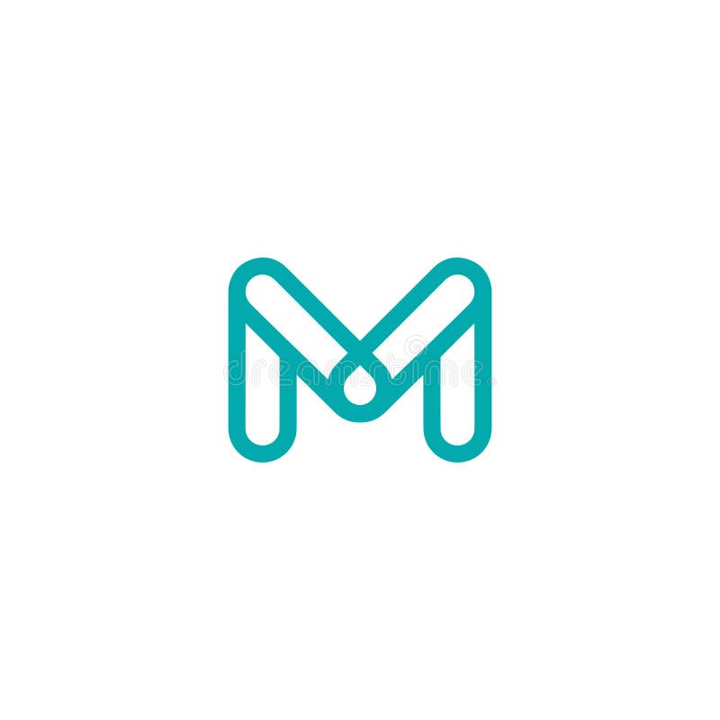 Creative M Logo M Icon Catchy Simple M Logo Stock Vector - Illustration ...