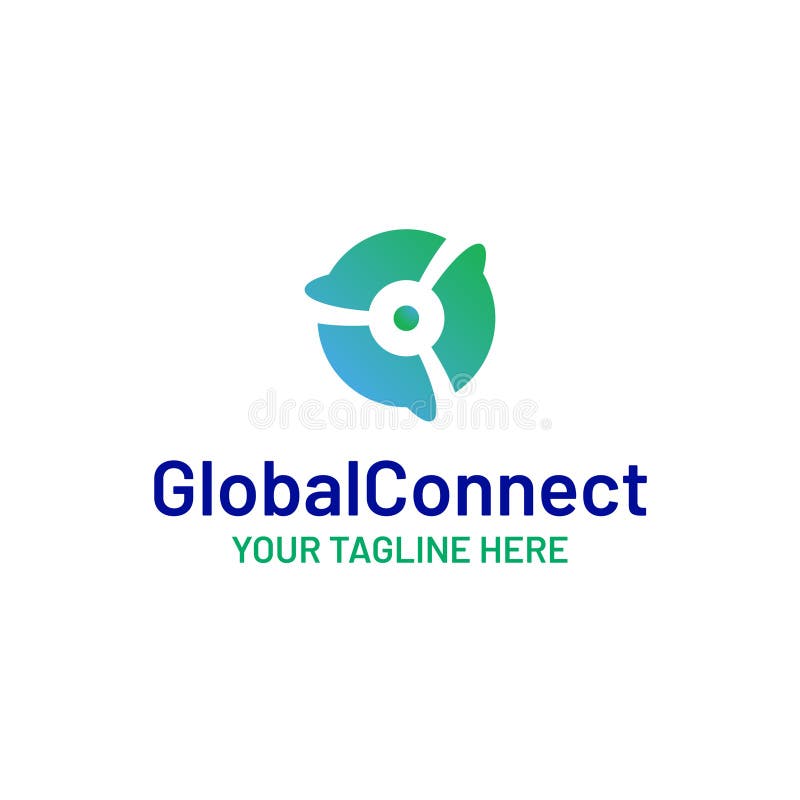 Global Connect Logo stock vector. Illustration of equipment - 309691601