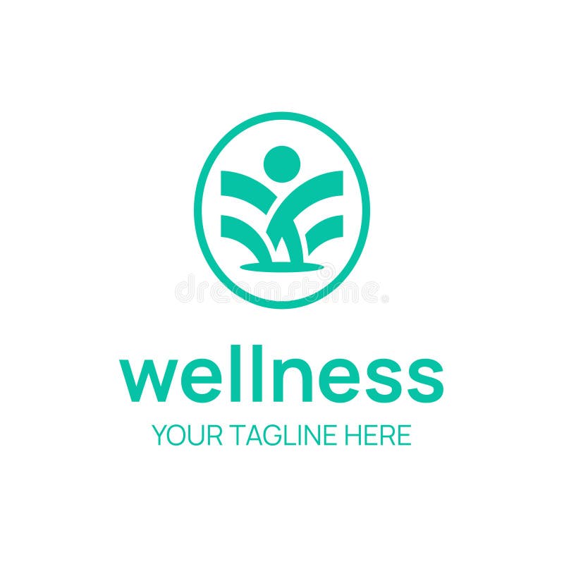 Wellness Happy Human Logo stock vector. Illustration of corporate ...