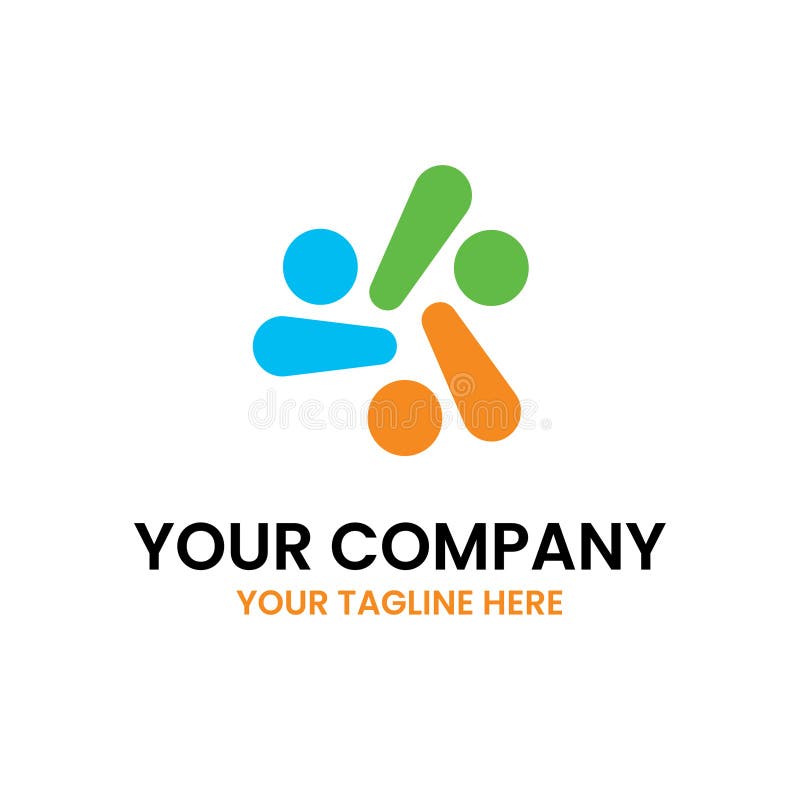 Human Teamwork Together Logo Stock Vector - Illustration of people ...