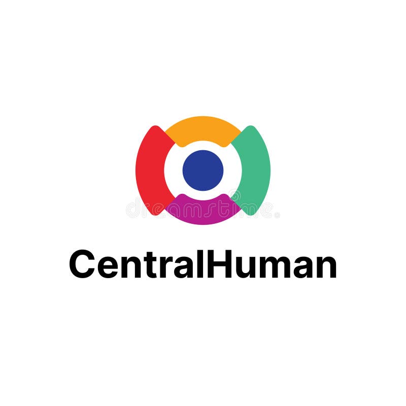 Human Connection Central Logo Stock Vector - Illustration of friends ...