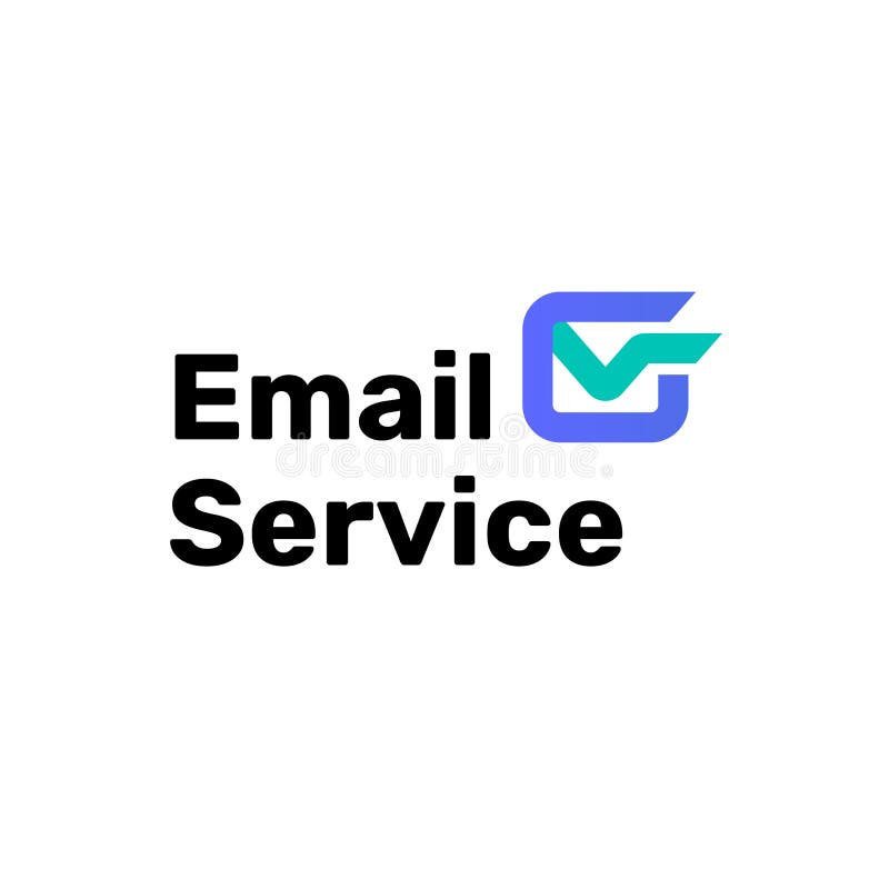 Fast Sending Email Marketing Check Mark Logo Stock Vector ...