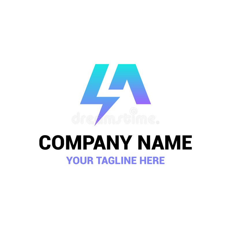 Power Lightning Initial M Letter Logo Stock Vector - Illustration of ...