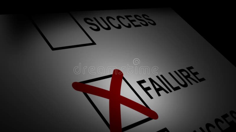 Stock Animated Concept of Success and Failure Stock Footage - Video of ...