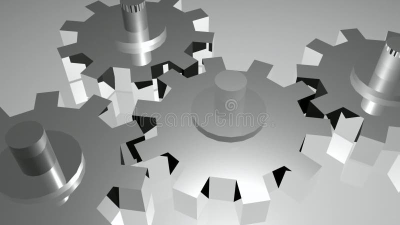 Cogs and Gears Spinning Animation Stock Footage - Video of abstract ...