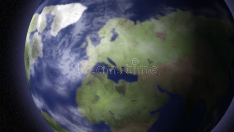 Animation of the Map of Europe Stock Video - Video of digital, planet ...
