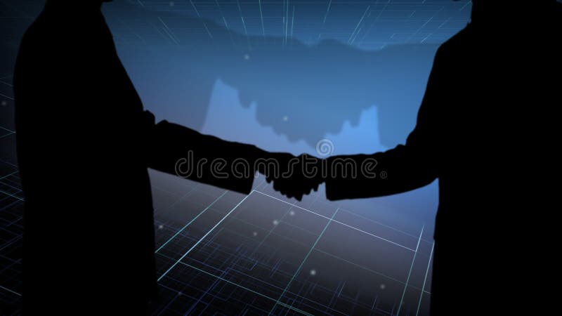 Handshake of two men stock footage. Video of collaboration - 137100022