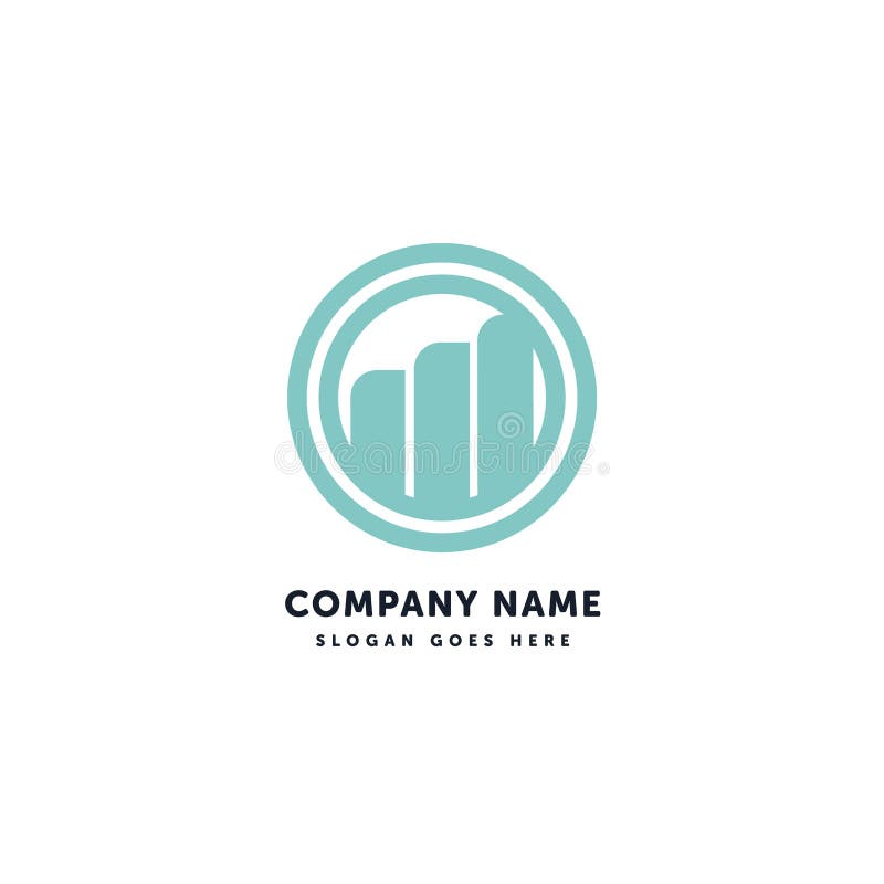 Stock Bar Vector Logo. Creative Abstract Icon Mark Design Template ...