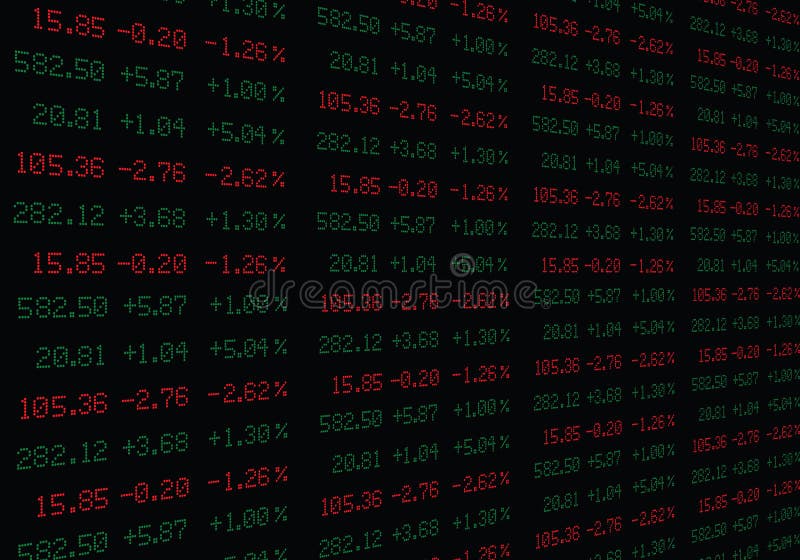 Stock Board stock vector. Illustration of business, price - 125522912