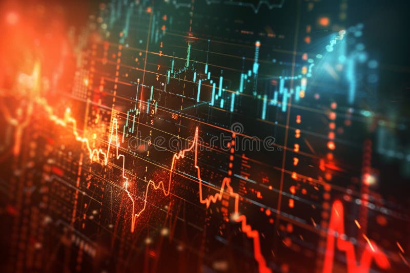 A Stock Chart that is Going Down is a Visual Representation of the ...