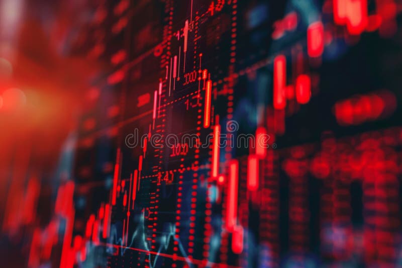 A Stock Chart that is Going Down is a Visual Representation of the ...