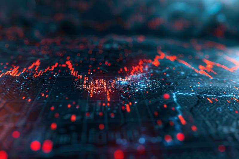 A Stock Chart that is Going Down is a Visual Representation of the ...