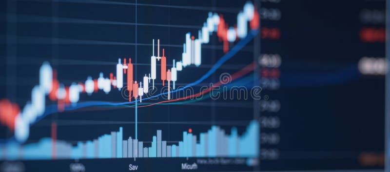 Stock Chart Graphic for Visualizing Financial Trends Stock Illustration ...