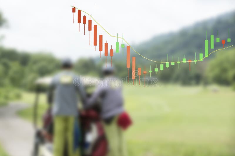 Stock chart performance stock image. Image of global - 117387315