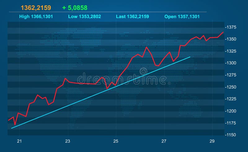 Stock diagram stock illustration. Illustration of currency - 25571846