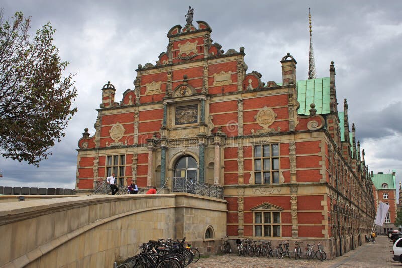 Stock exchange, Copenhagen stock image. Image of bicycles - 26052939