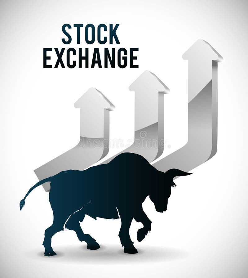 Stock exchange design stock vector. Illustration of bank - 68436517