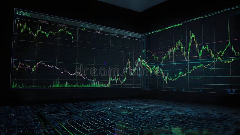 Stock Exchange Graph, Business Graph Chart-Growth Stock Illustration ...
