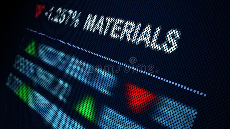 Stock Exchange Rates - 3D Illustration Stock Illustration ...