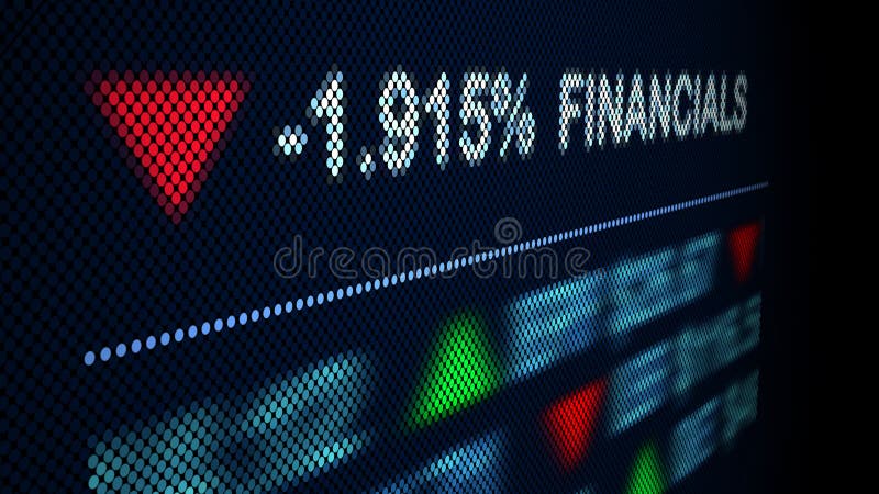 Stock Exchange Rates - 3D Illustration Stock Illustration ...