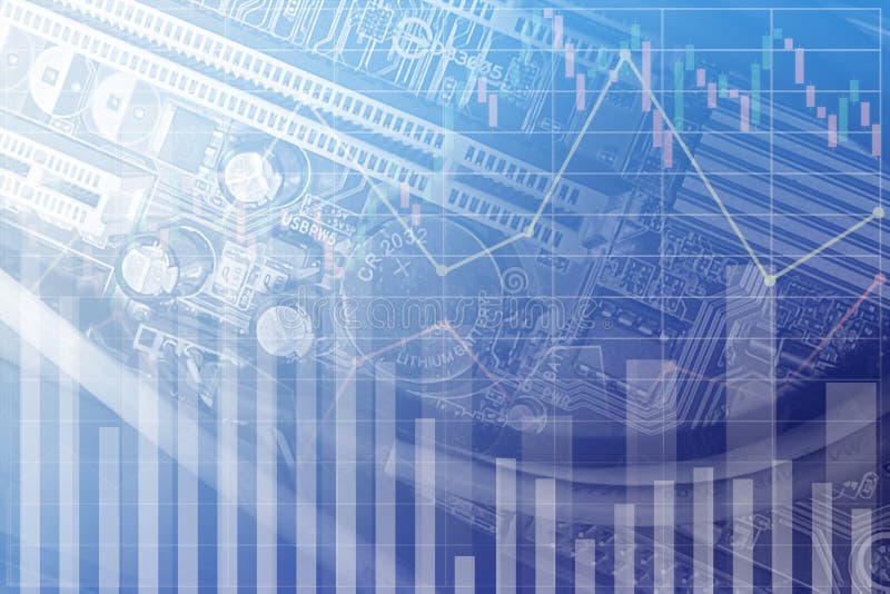 Stock Financial Index Data Analysis on Mainboard Electronic Computer ...