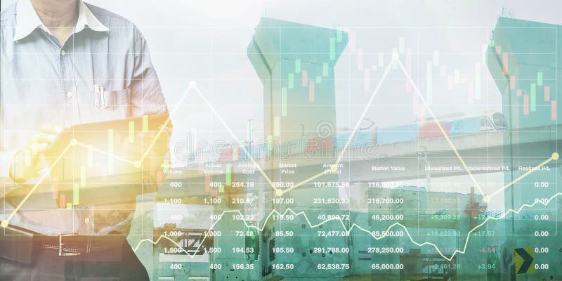 Stock Financial Index with Graph, Chart and Candlesticks Data with ...