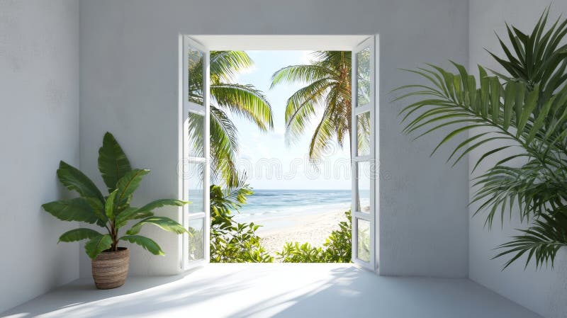 549 Looking Out Window Beach Stock Photos - Free & Royalty-Free Stock ...