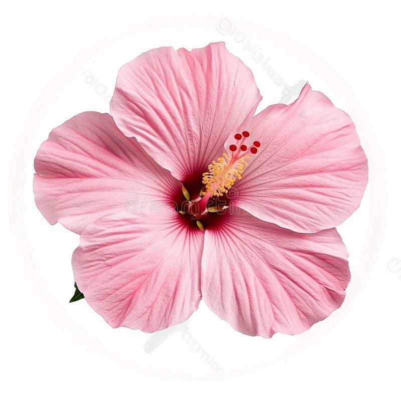Stock Hibiscus Flower with a Transparent Backdrop Stock Image - Image ...