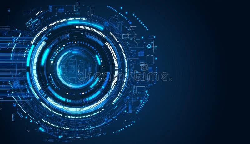 Stock Hologram Futuristic Network Abstract Background Computer ...