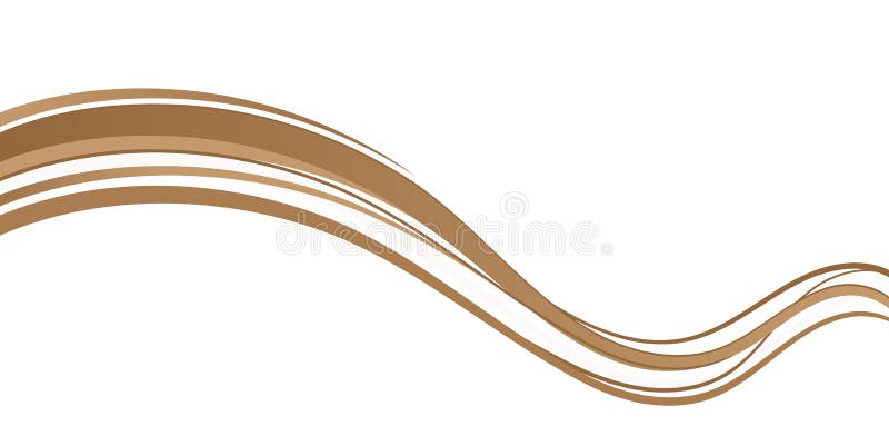 Brown color wave design. stock vector. Illustration of creative - 174080969