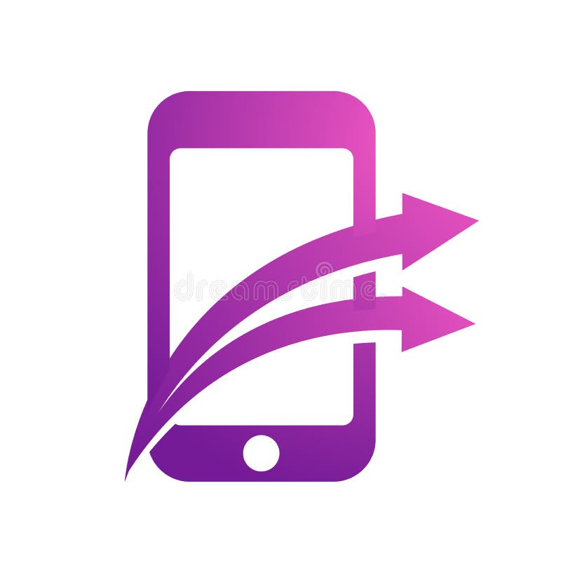 Mobile Phones Logo. Smartphone Connection. Stock Vector - Illustration ...