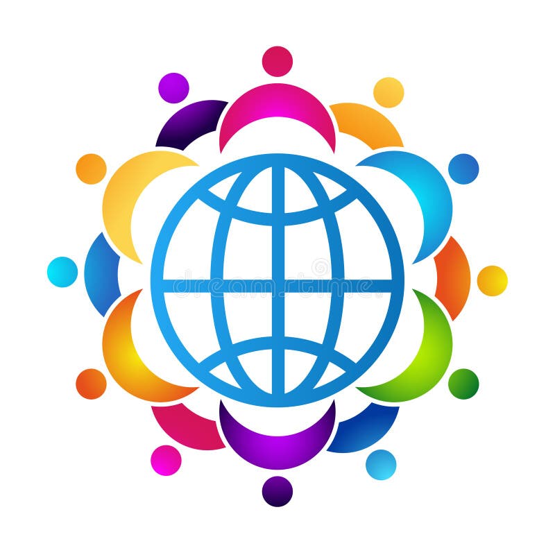 A Peoples Protection Globe/Earth. Stock Illustration - Illustration of ...