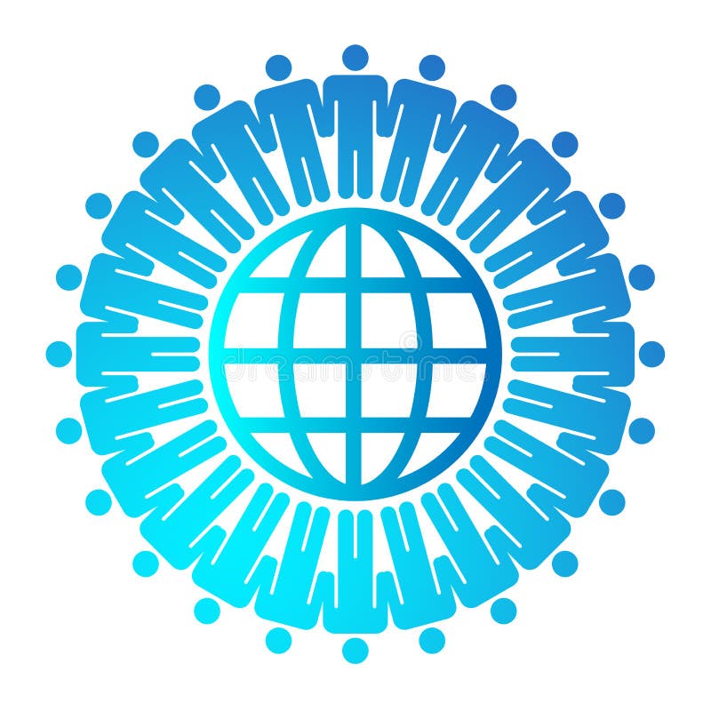 A Peoples Protection Globe/Earth. Stock Vector - Illustration of ...